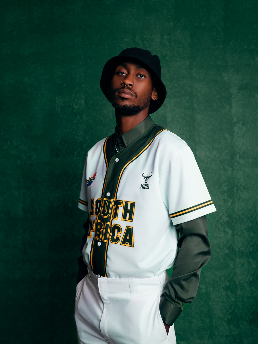 Capturing Mzansi Culture: The South Africa Baseball Jersey – MIZIZI